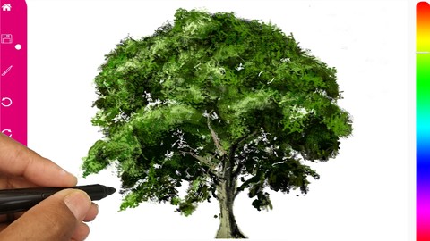 Draw A Tree Using The Paintology App - Coupon Scorpion