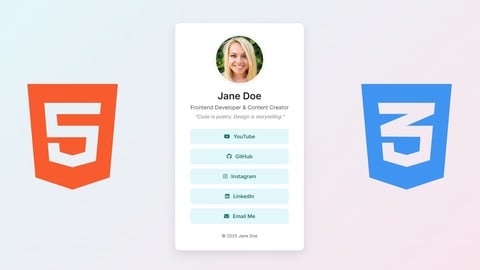 [Free] Create Your Own Link-In-Bio Website With Html & Css - Coupon ...